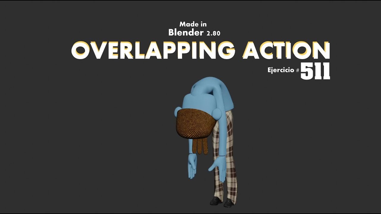 BLENDER-Intento: 00511 - Overlapping Action (Hair) - YouTube