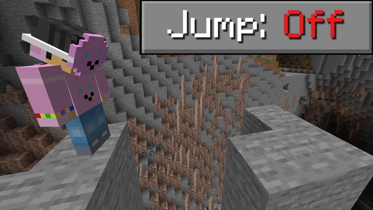 Can a Buffoon beat Minecraft without Jumping? - YouTube