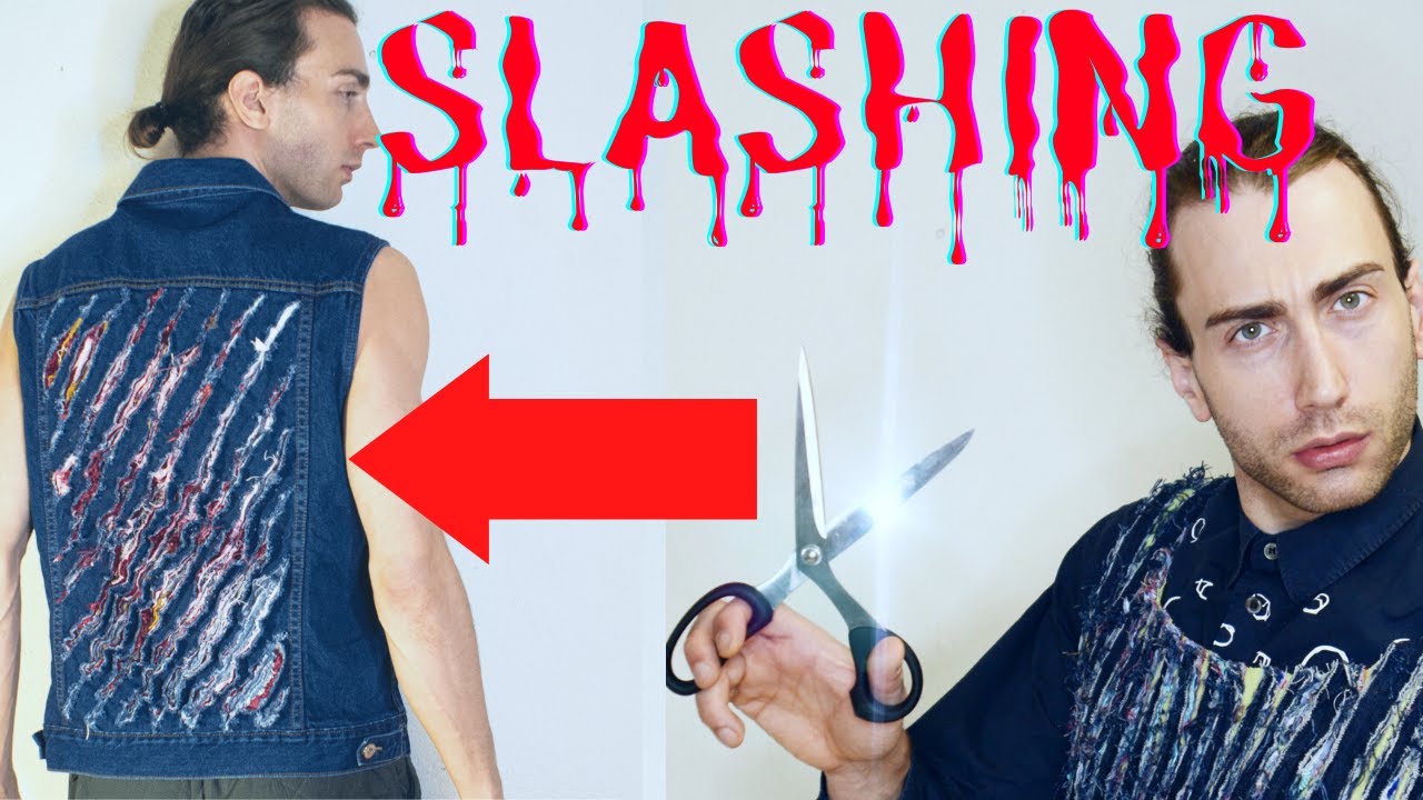 UNBELIEVABLE DIY Fabric Manipulation Techniques (WOW!) FABRIC SLASHING ...