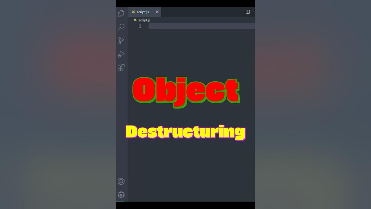 🎯 Master Object Destructuring in JavaScript! #coding #javascript - YouTube