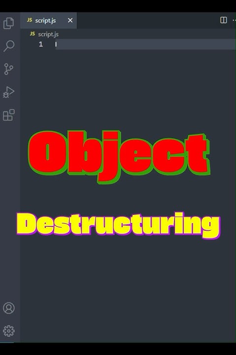 🎯 Master Object Destructuring in JavaScript! #coding #javascript - YouTube