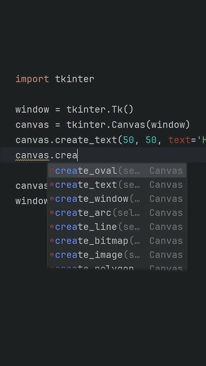 tkinter за ПАРУ СЕКУНД #python#shorts - YouTube