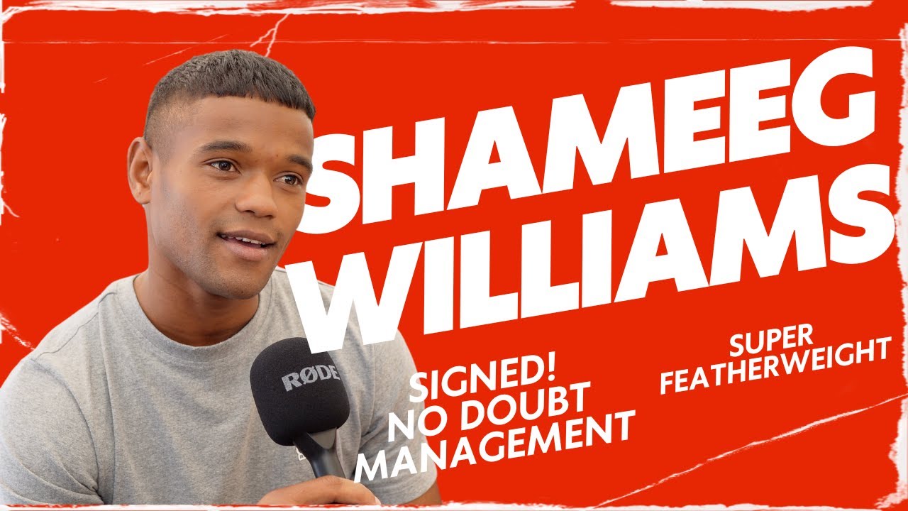 Shameeg Williams signs with No Doubt Management and looks to feature on ...