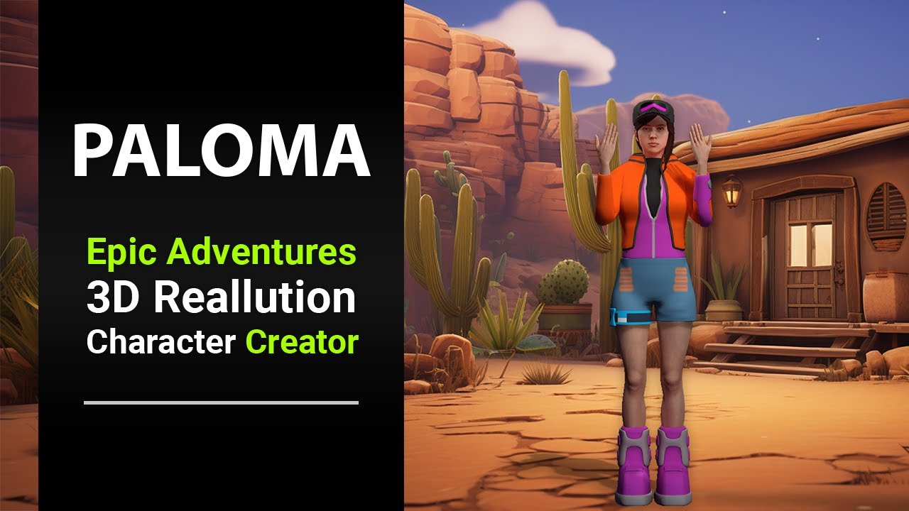 A Paloma 3D Character Exploration - 3D Character for Character Creator ...