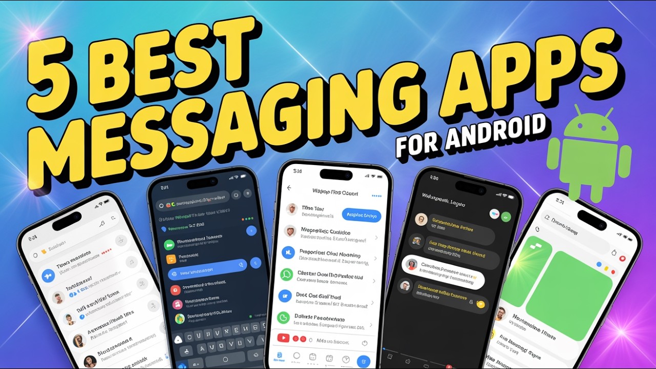 5 Best Text Messaging Apps for Android - YouTube