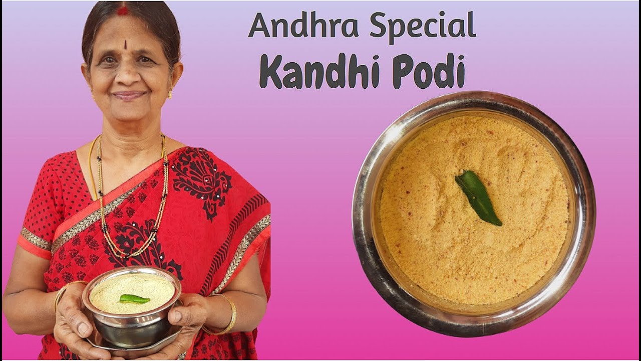 kandhi podi | Andhra Style Paruppu Podi | Side Dish For Idli, Dosa ...
