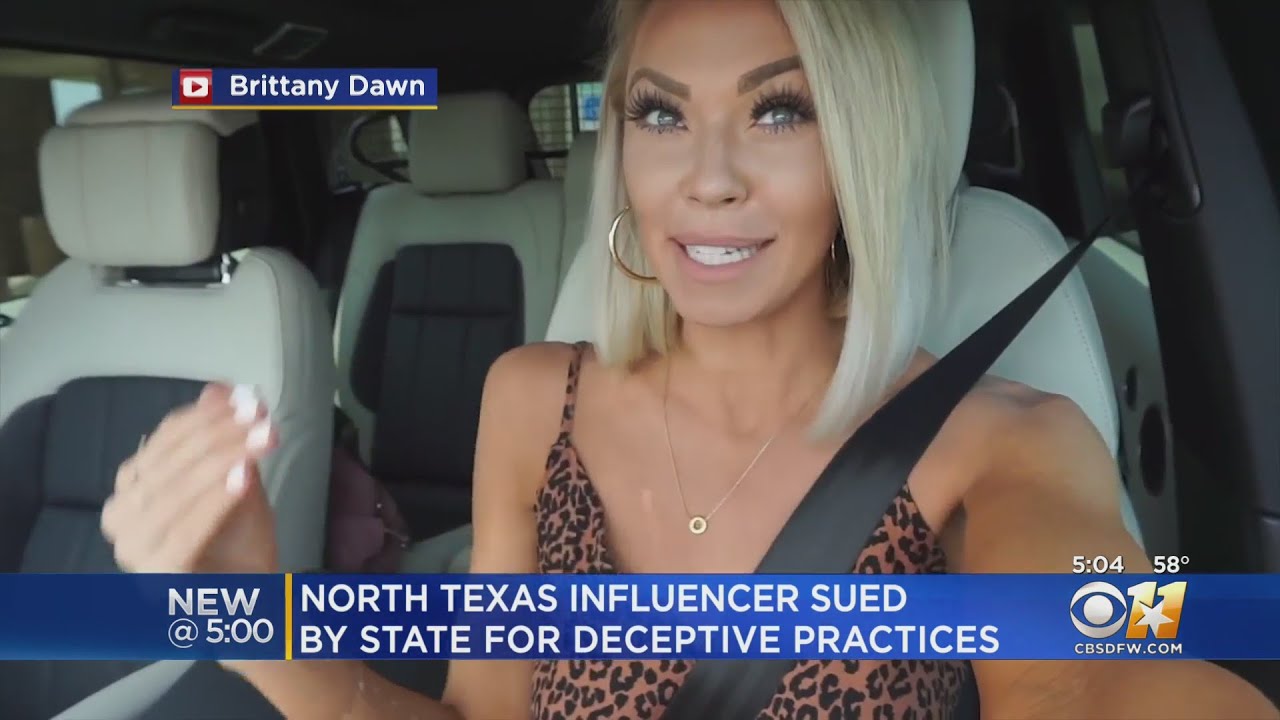 Texas Sues North Texas Social Media Influencer Brittany Dawn Davis ...