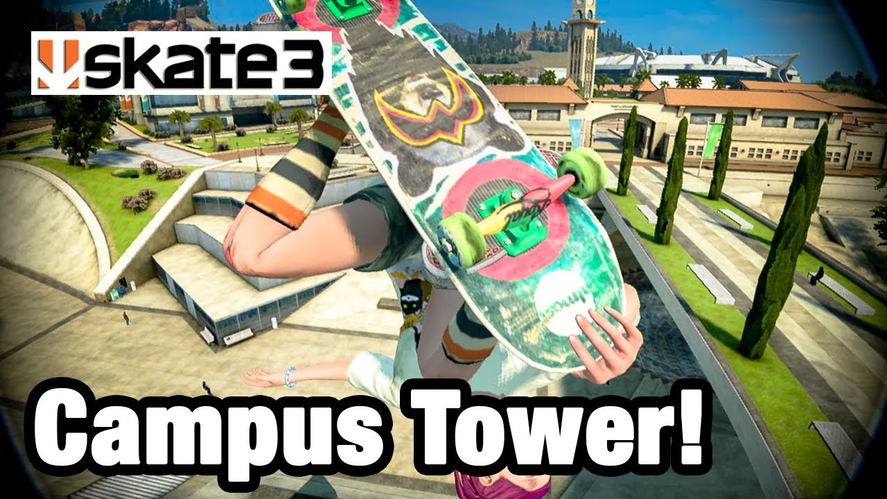 Skate 3 Campus Tower Challenge - Everything You Need to Know - YouTube