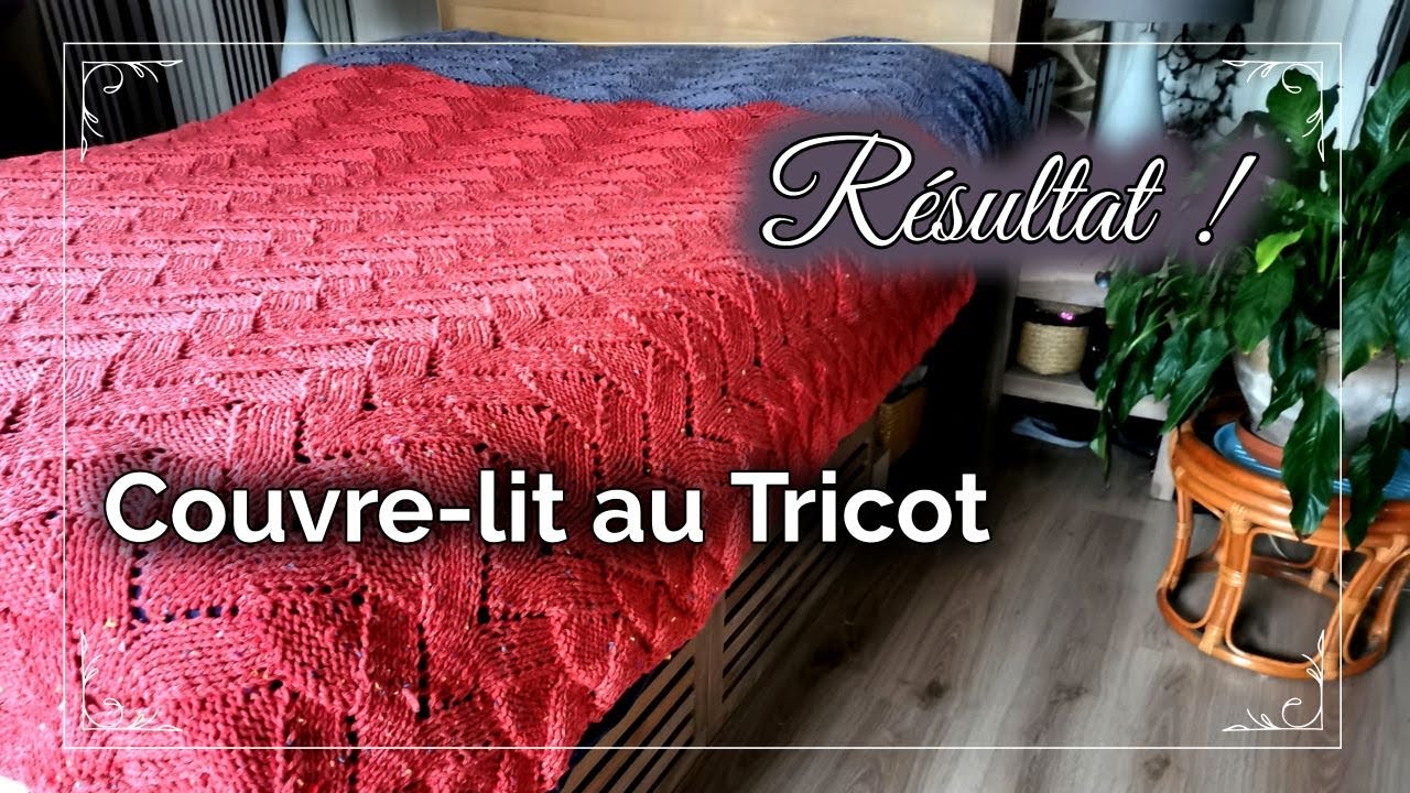 Enorme couvre lit au Tricot | Le Résultat est là ! | Knit Bed-cover ...