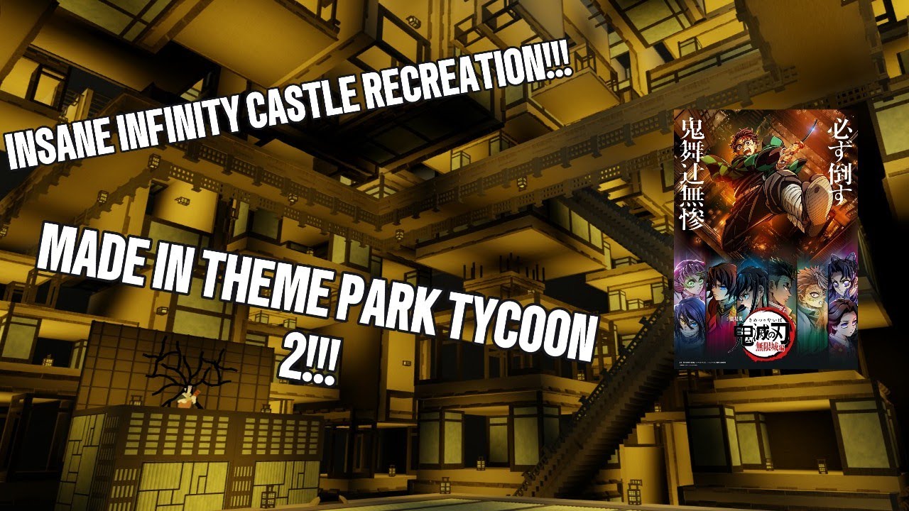 INSANE INFINITY CASTLE FROM DEMON SLAYER RECREATION IN THEME PARK ...