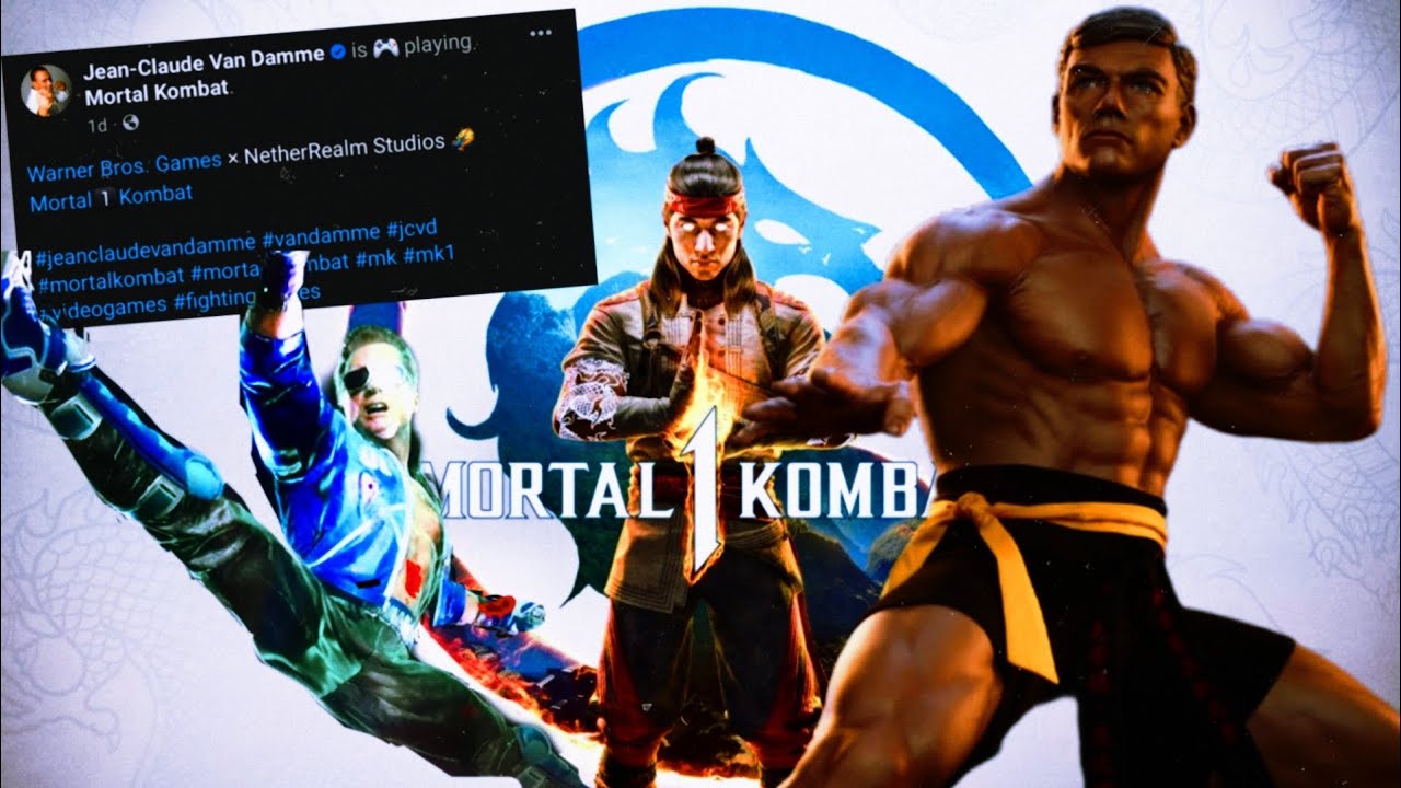 Mortal Kombat 1: Jean Claude Van Damme is excited to be and play mk1 ...