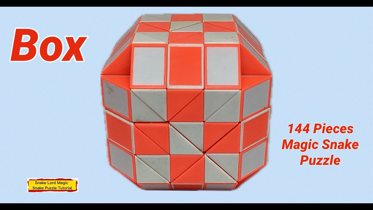 Box - 144 Pieces Magic Snake Puzzle @snakelordmagicsnakepuzzletutor ...