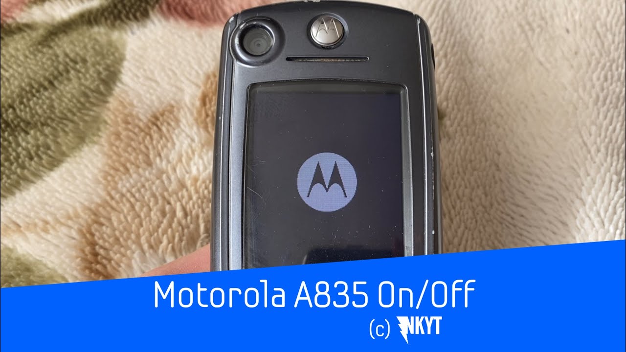 Motorola A835 On/Off - YouTube