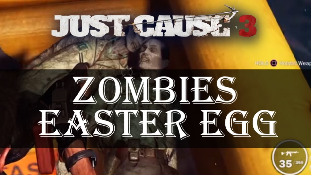 Just Cause 3 Zombie Easter Egg | Bavarium Sea Heist Easter Eggs - YouTube