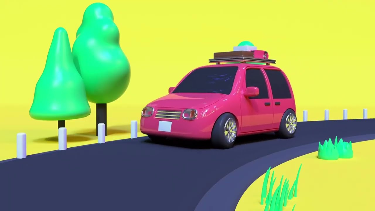 The Car on the Road | Nursery Rhyme | Fun Kids Songs & Videos - YouTube