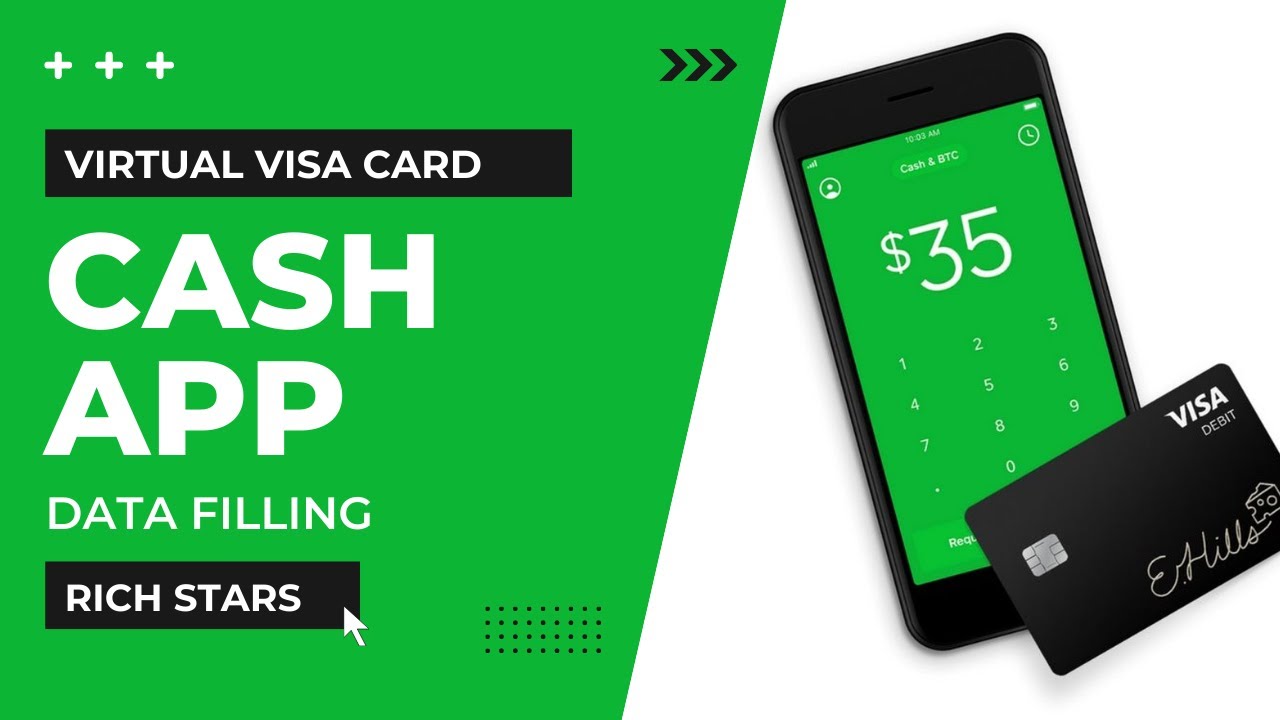 How to add your data in cash app application and create virtual card ...