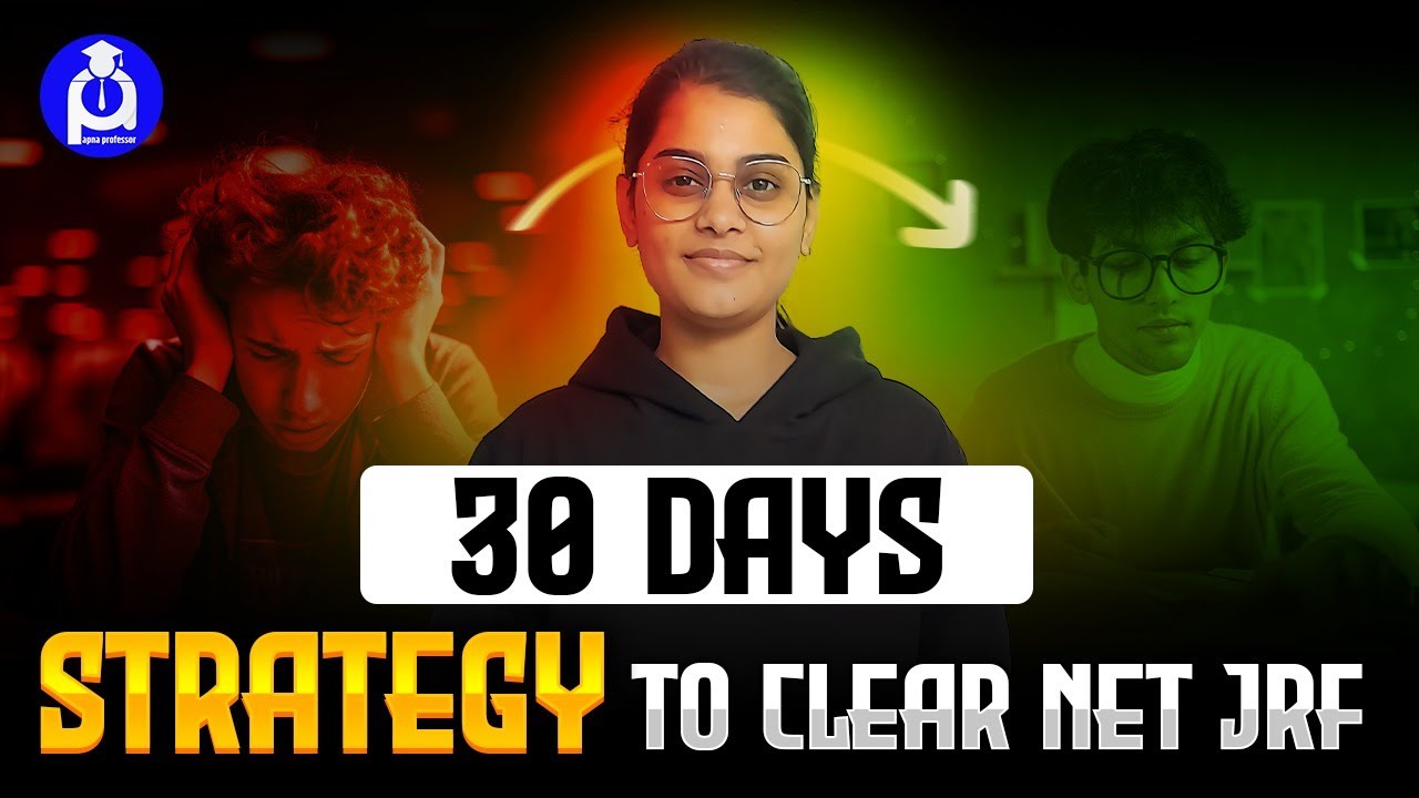 30 DAYS STRATEGY TO CLEAR NET JRF - YouTube
