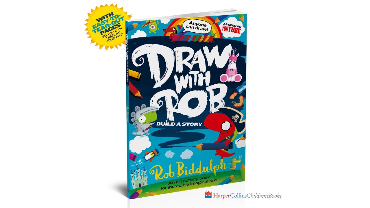 Draw With Rob: Build A Story *COVER REVEAL* - YouTube