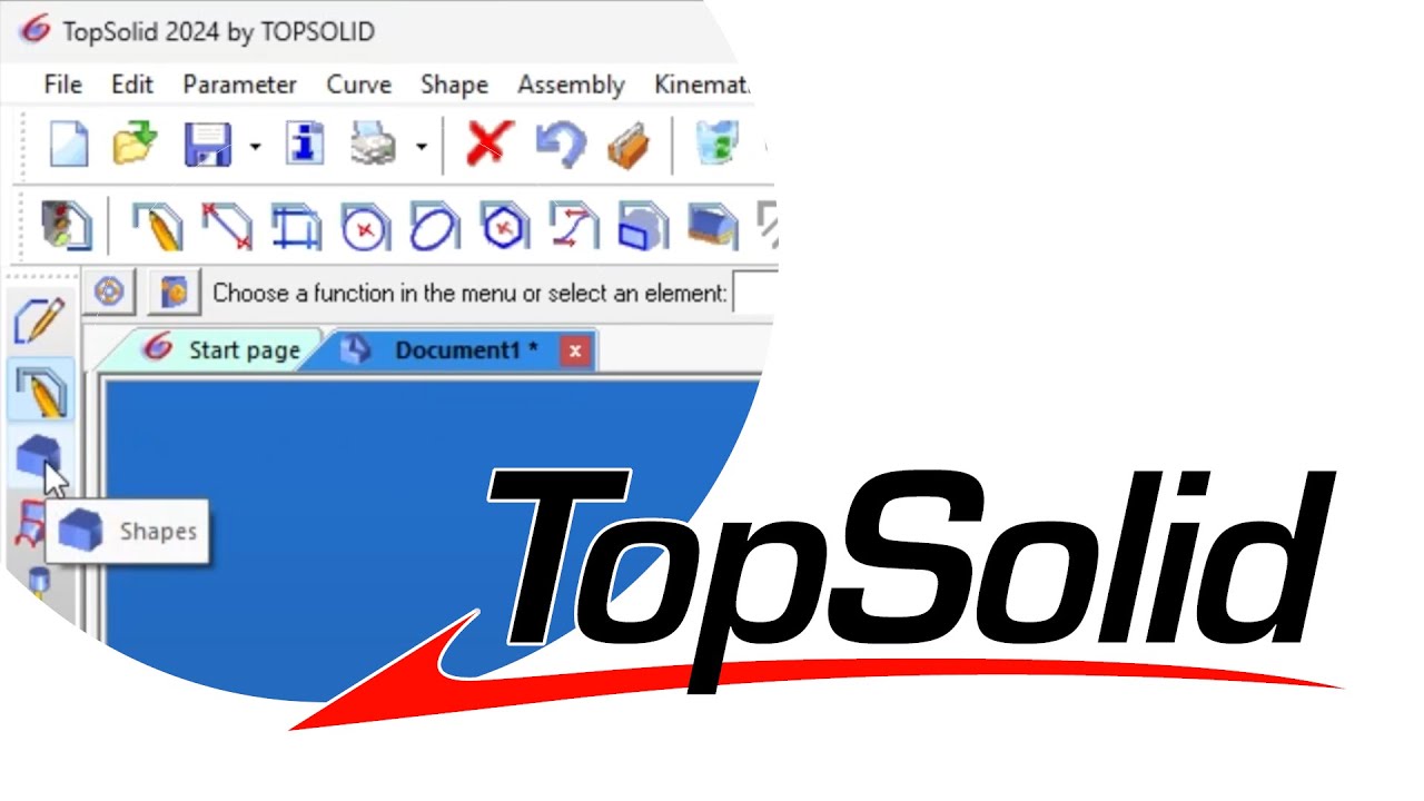 Extrude a sketch in TopSolid - YouTube