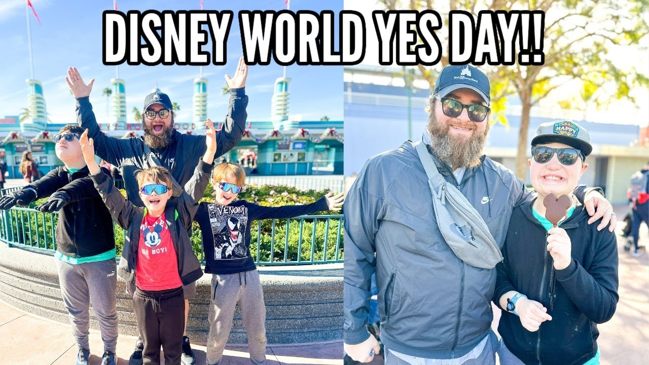 YES DAY Challenge!! We Give the Boys a Yes Day at Disney World | 1 Ride ...
