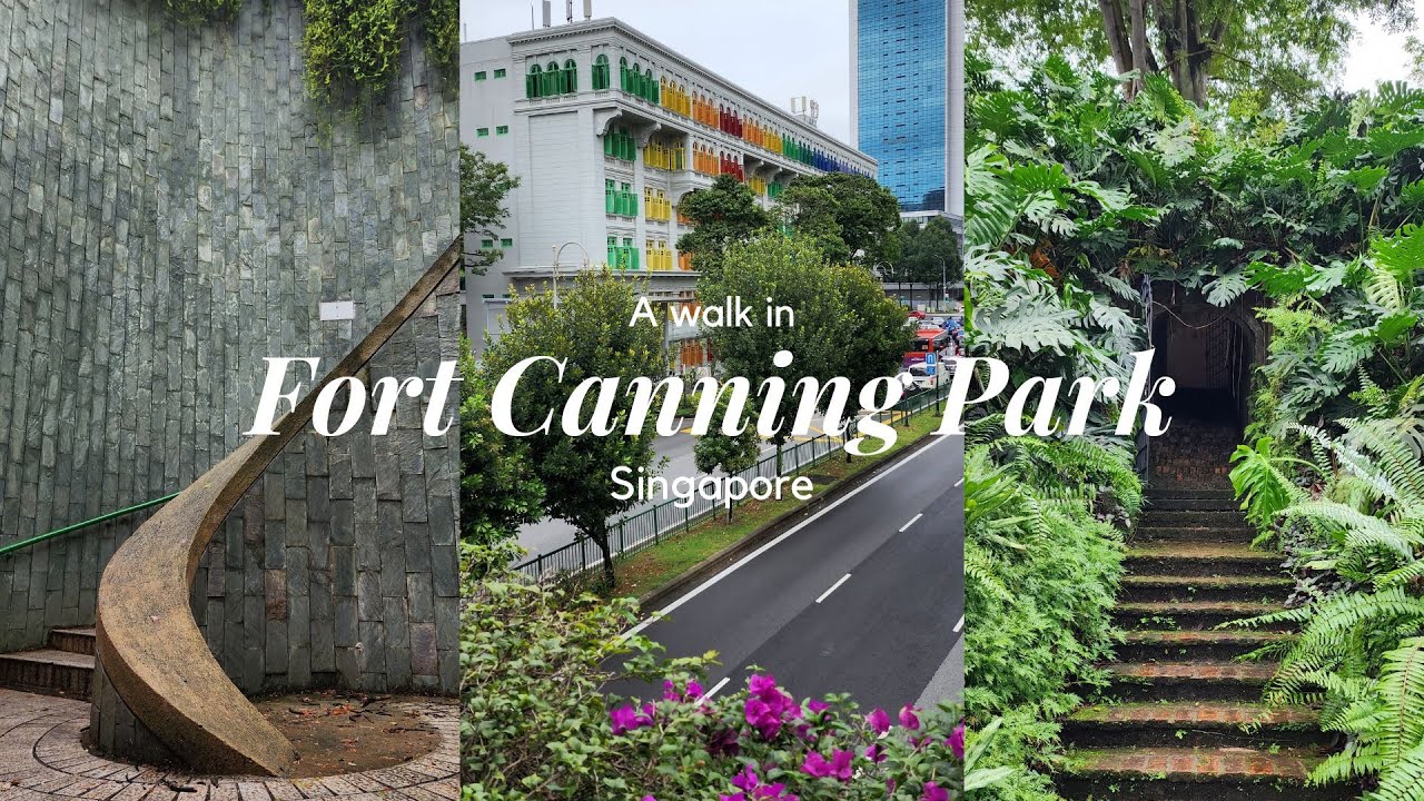 Fort Canning Park, Singapore | Relaxing short walking tour video 🍃 ...
