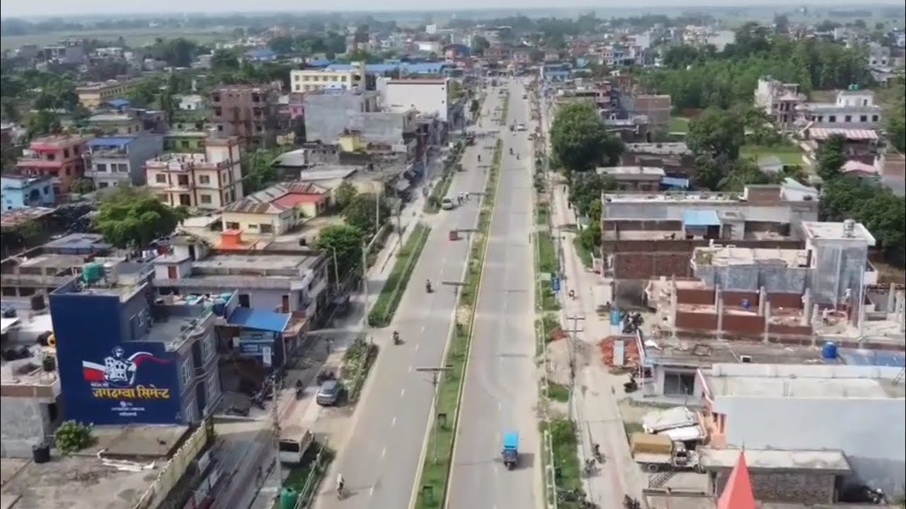 Drone view Of Parasi District (Ramgram Municipality) #nawalparasi # ...