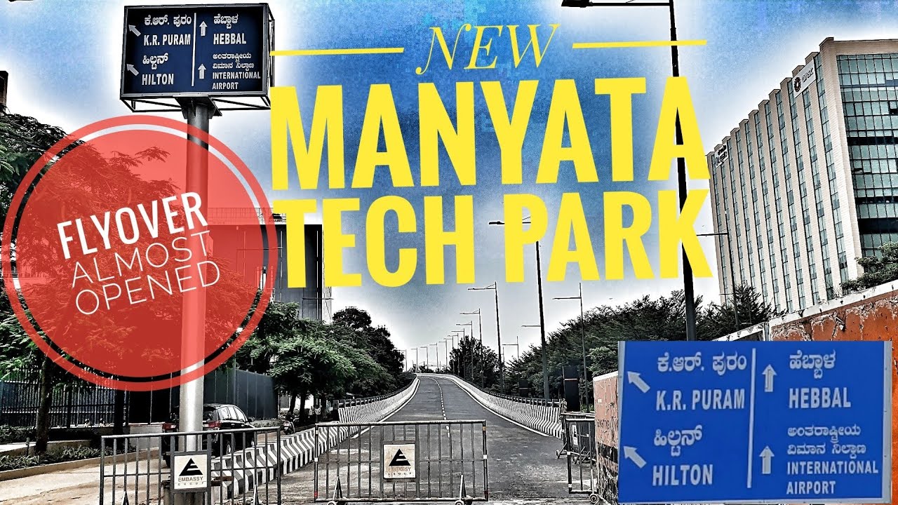 MANYATA IT TECH PARK LATEST NEW LOOK| FLY OVER ALMOST COMPLETED ...