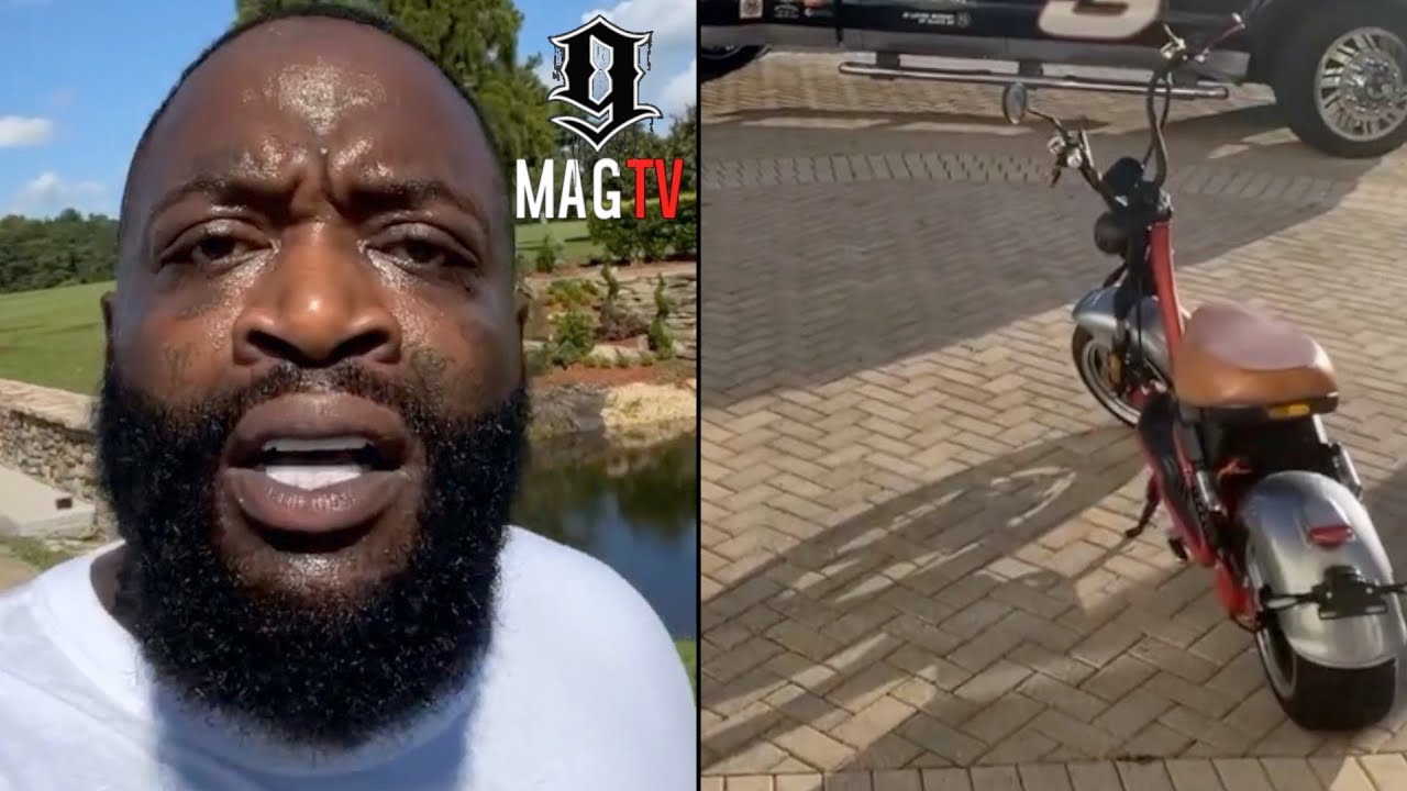 Rick Ross Shocked His New Scooter Has An Alarm! 📢 - YouTube