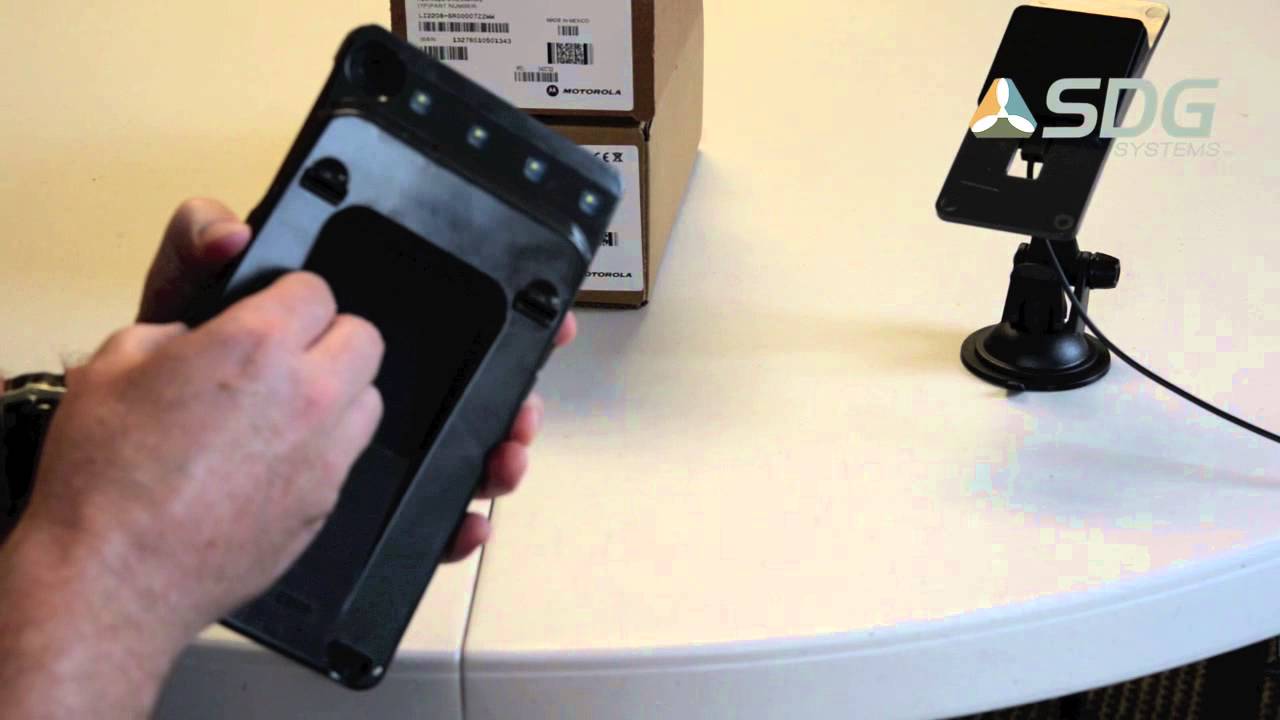 Diamondback N7 Barcode Scanning Sled for Nexus 7 - YouTube