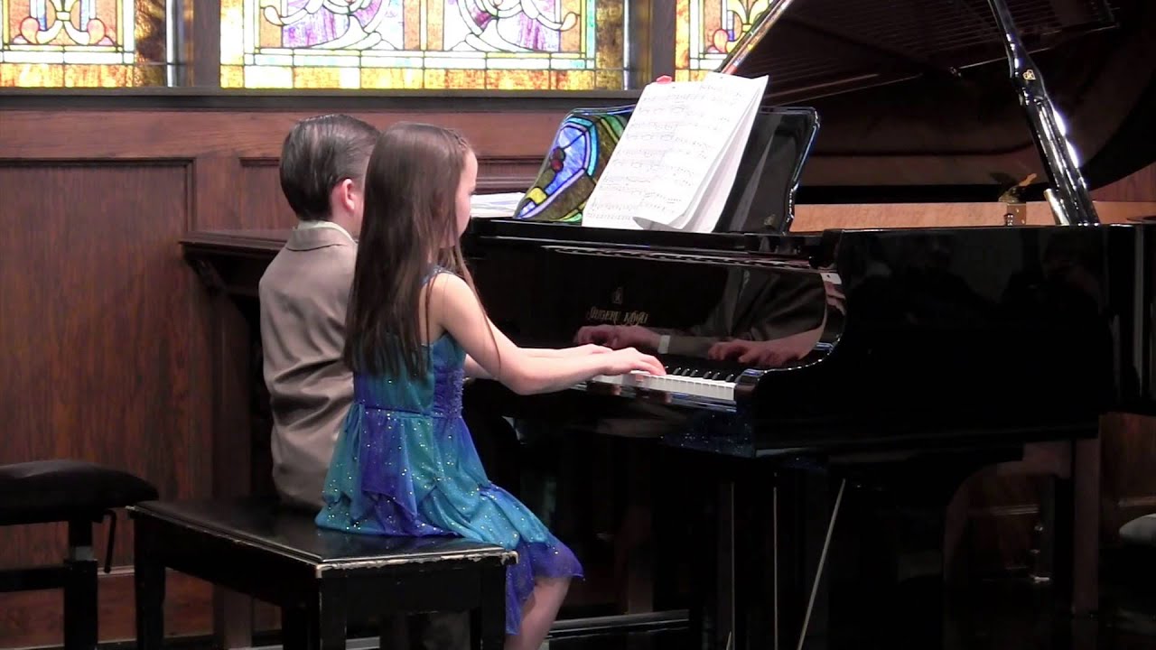 Piano Recital 2014 - Max & Melissa - Village Dance - Vandall - YouTube
