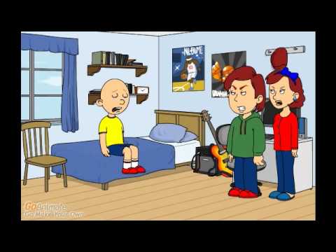 Caillou creates an goanimate account/ grounded - YouTube