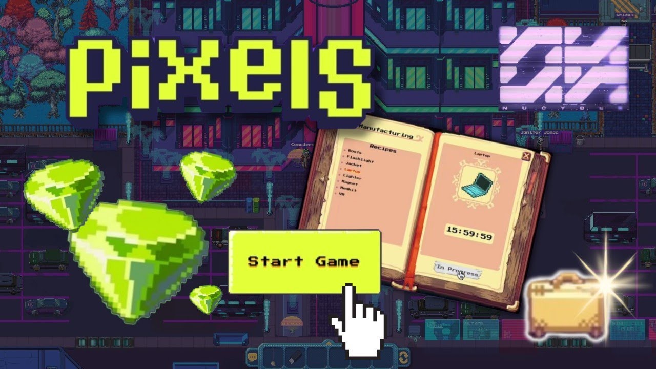 Earn upto 10$ per day in PIXEL Game by doing this‼️ || NuCyber x PIXELS || P2E - YouTube