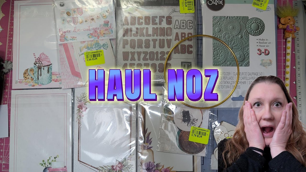 Haul Noz P13 Sizzix + BONUS tuto carte ! - YouTube