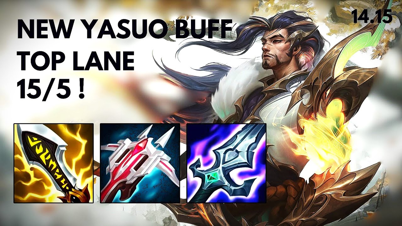*New Buff* BUFFED YASUO VS MUNDO [TOP LANE] - YouTube