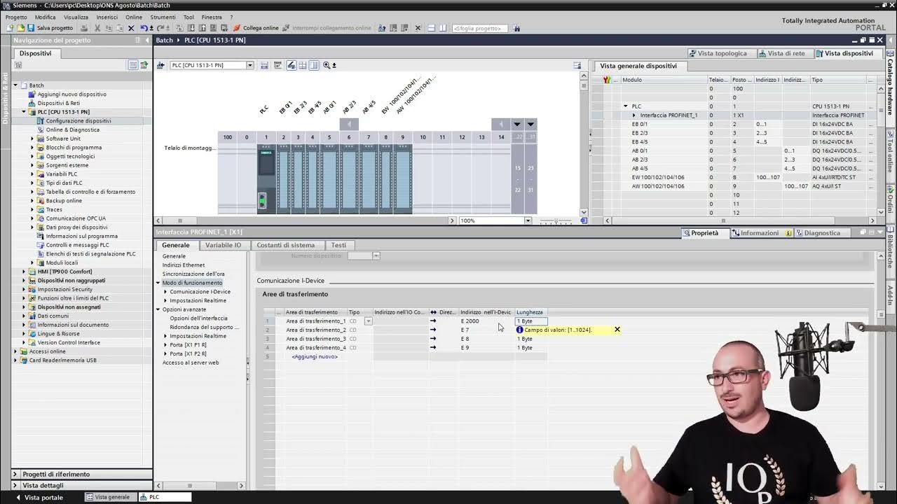 Comunicazione I/O Device tra 2 PLC - Corsi Programmazione PLC Siemens ...