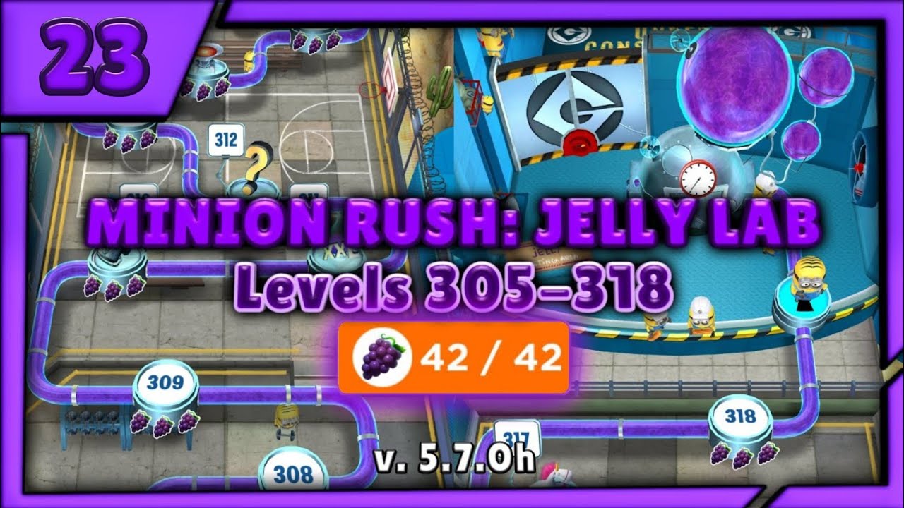 Minion Rush: Jelly Lab (v. 5.7.0h) | Levels 305-318 – All Fruits ...