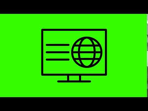 Animated Webpage Icon on Green Screen - YouTube