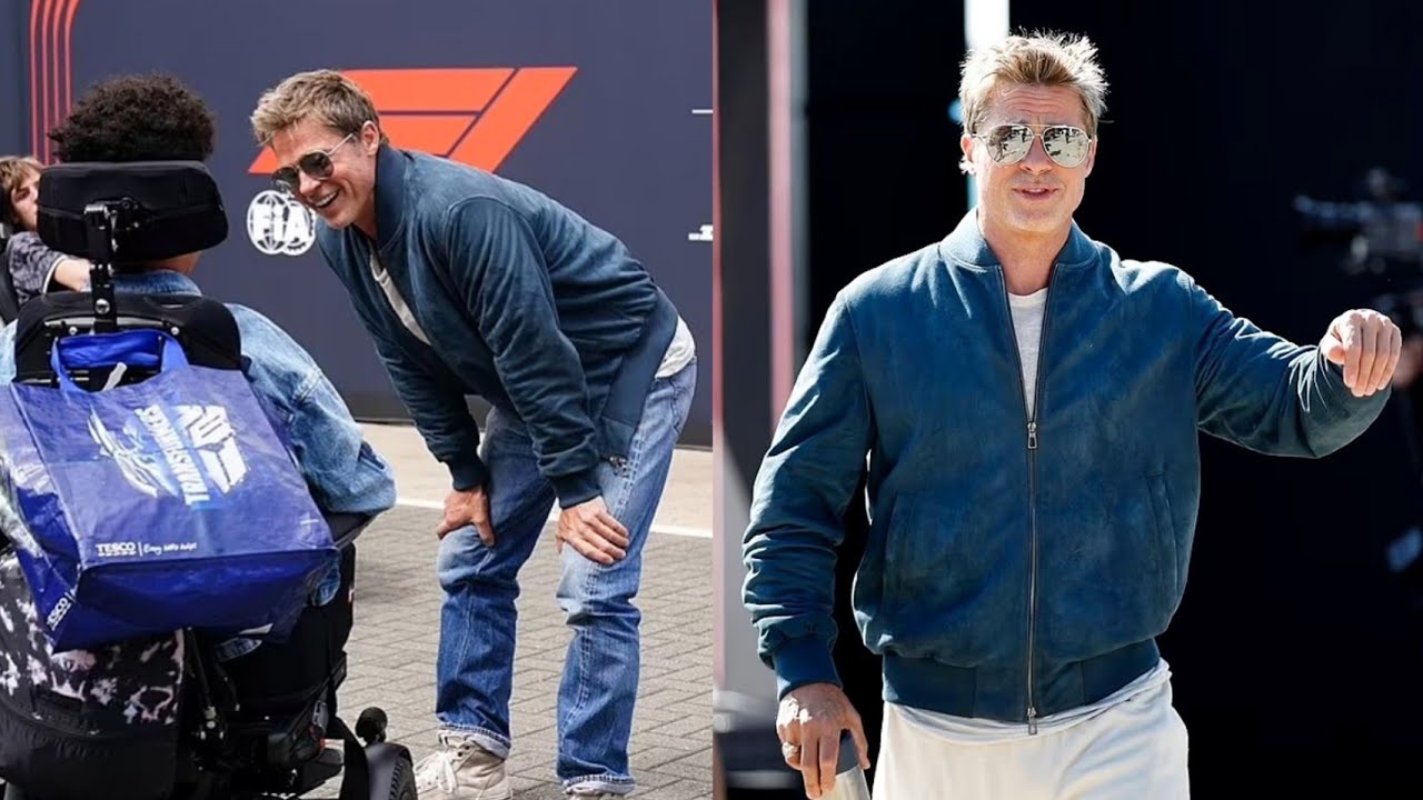 Brad Pitt is a real life Benjamin Button at the set of his new F1 movie ...