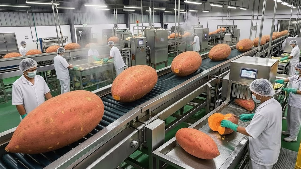 Inside the Factory: How Sweet Potatoes Are Turned into Premium ...