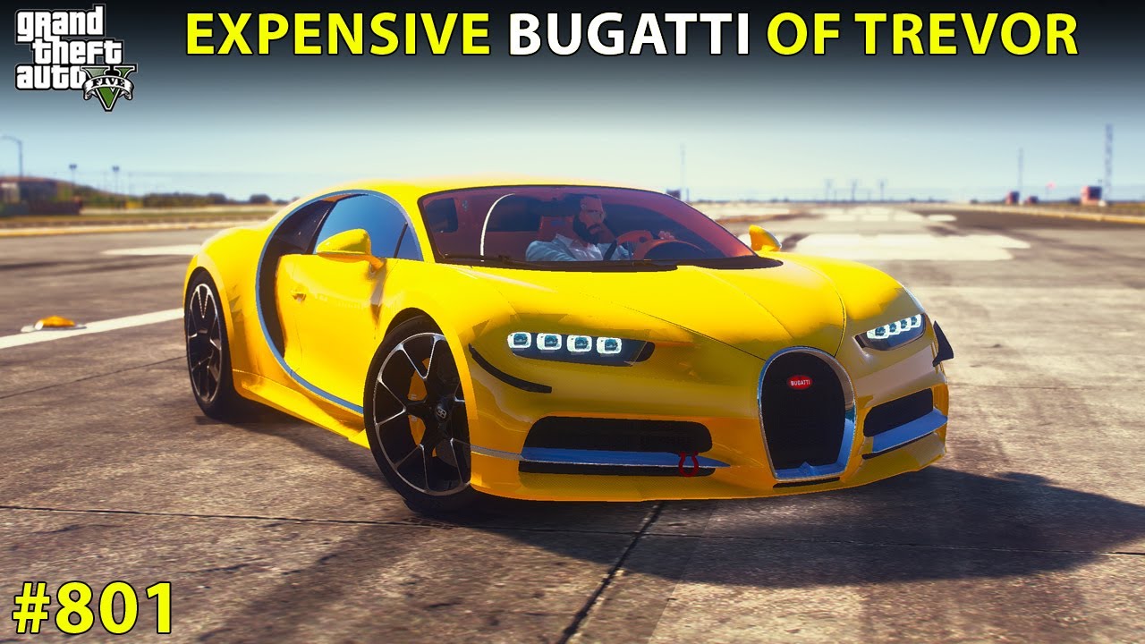 GTA 5 : 10000 Million Super Bugatti Gift of Trevor | GTA 5 GAMEPLAY ...