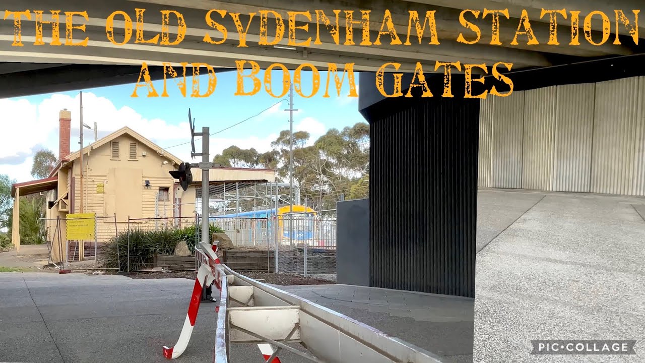 The old historic Sydenham station and boom gates Vlog 4 - YouTube