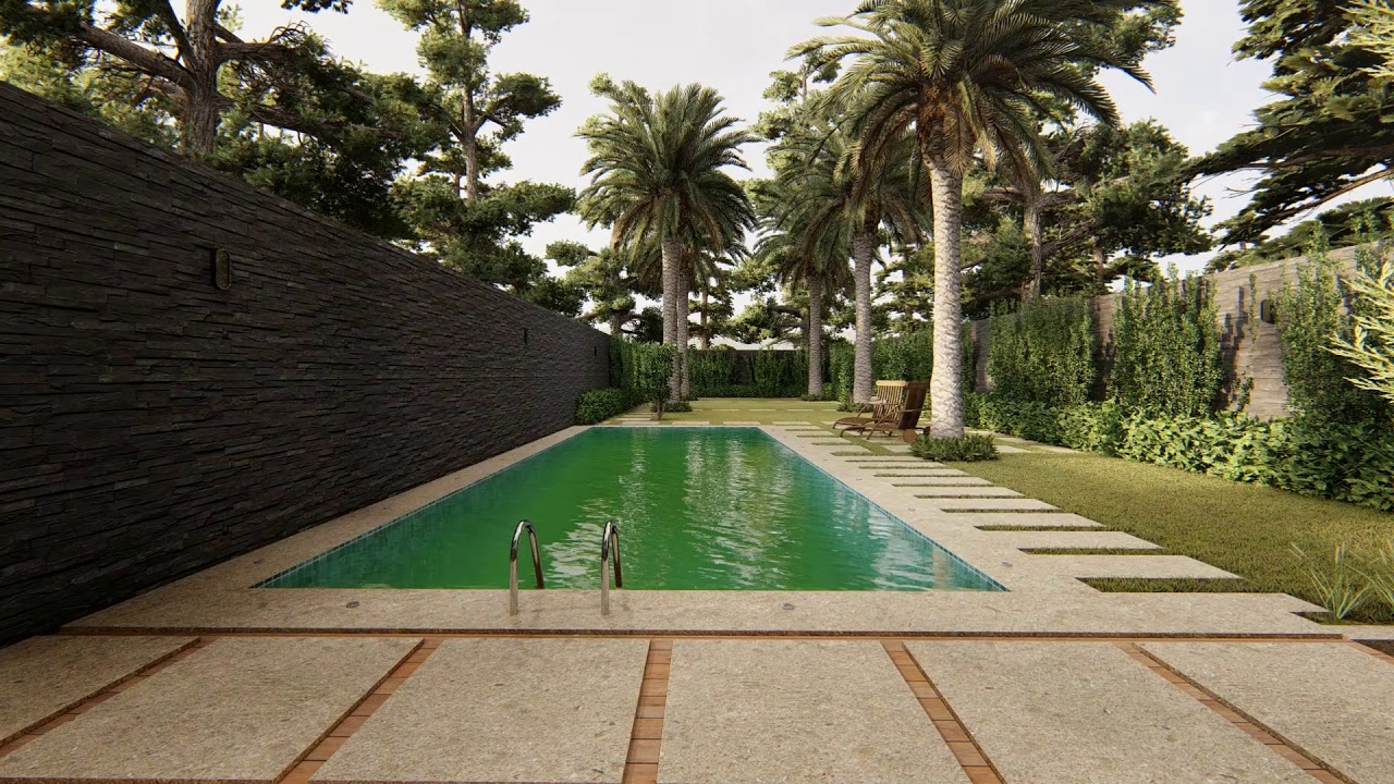 Villa landscape design. Plage des nations, Rabat, Morocco - YouTube