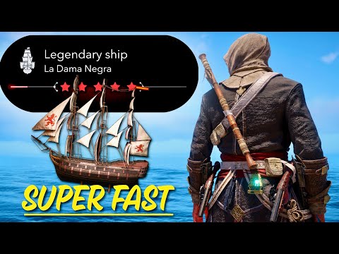 How To Easily Defeat Legendary Ship: La Dama Negra - Assassin’s Creed Black Flag Resynced