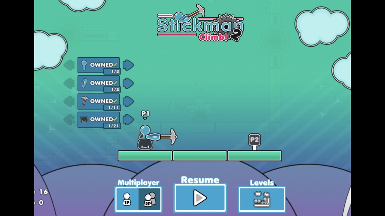 Stickman Climb 2 Levels 1 15 - YouTube