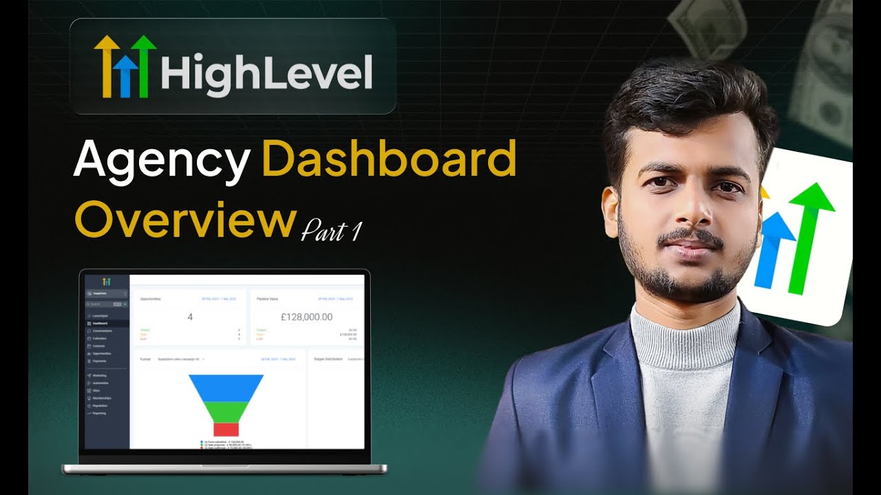 Gohighlevel Agency Dashboard Overview | GHL Prospecting and subaccounts ...