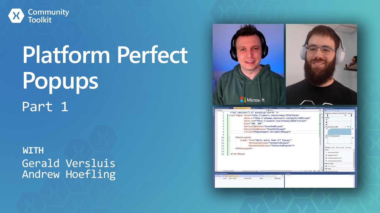 Xamarin Community Toolkit - Platform Perfect Popups - Part 1 - YouTube