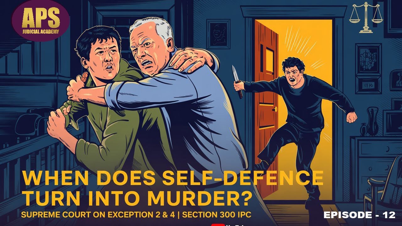 When Does Exceeding Private Defence Become Murder? SC Explains ...