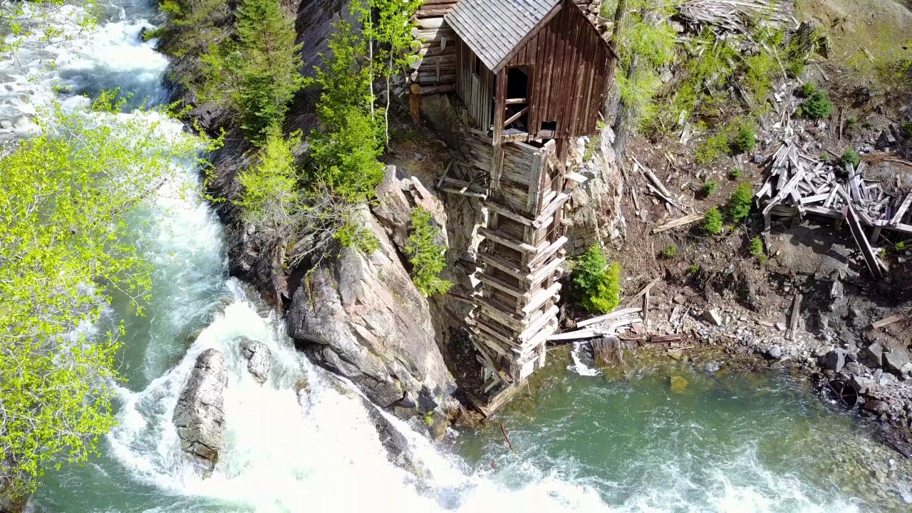 The Beautiful Crystal Mill, Crystal, Colorado - Drone in 4K - YouTube