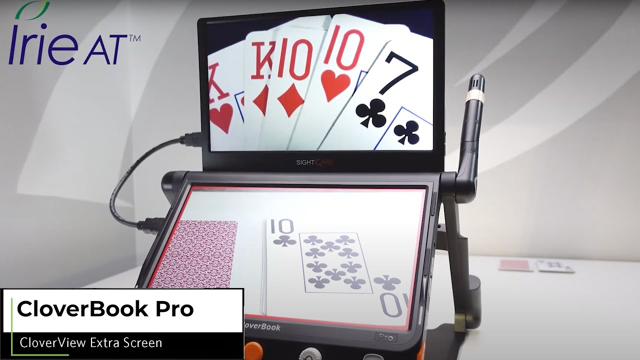 CloverBook Pro Video Magnifier - Adding an Additional Screen - YouTube