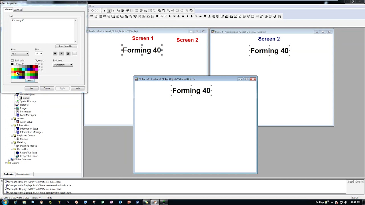 FTView Global Objects Introduction - YouTube